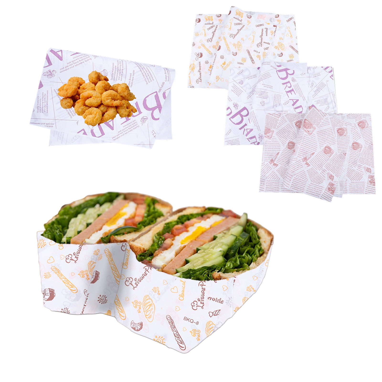 SSZMDLB under $5 Greaseproof Paper, Oil Absorbent Baking Tray Paper ...
