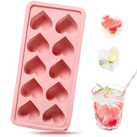SSZMDLB under $5 Ice Mold, Heart Ice Tray, Ice Cream Molding Ice Box ...