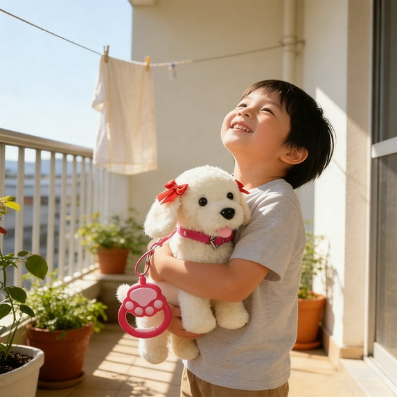 SSZMDLB under $5 Robot Dog, My Realistic Robot Puppy Dog Toy, Cute Soft ...