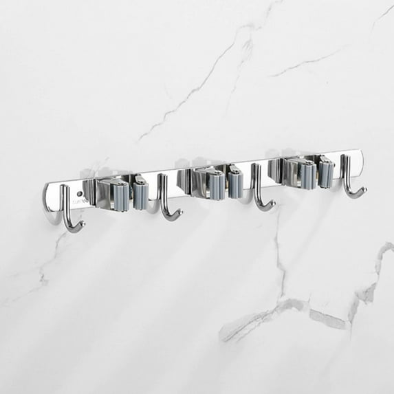 SSZMDLB under $5 Wall Mounted Broom Holder, Wall Mounted Mop Holder ...