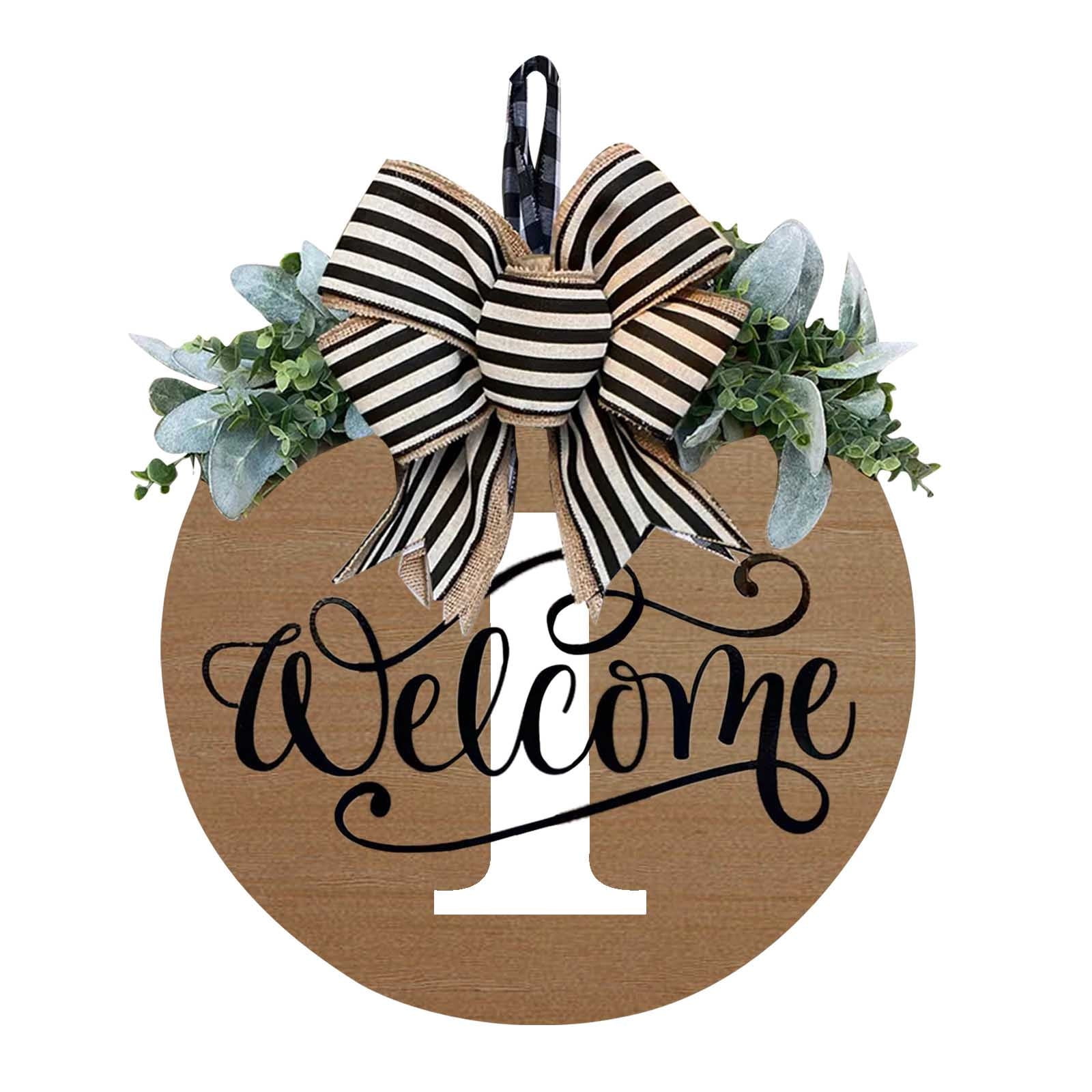 SSZMDLB under $5 Welcome Sign, Door Welcome Signs, Personalized Name ...