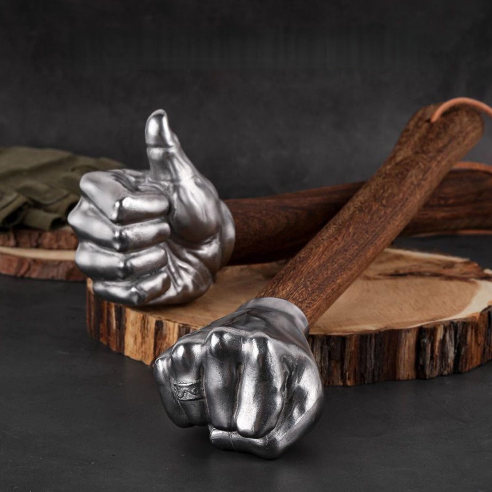 SSZMDLB Wooden Handle Hammer, Stainless Steel Hammer, Multi-Purpose ...