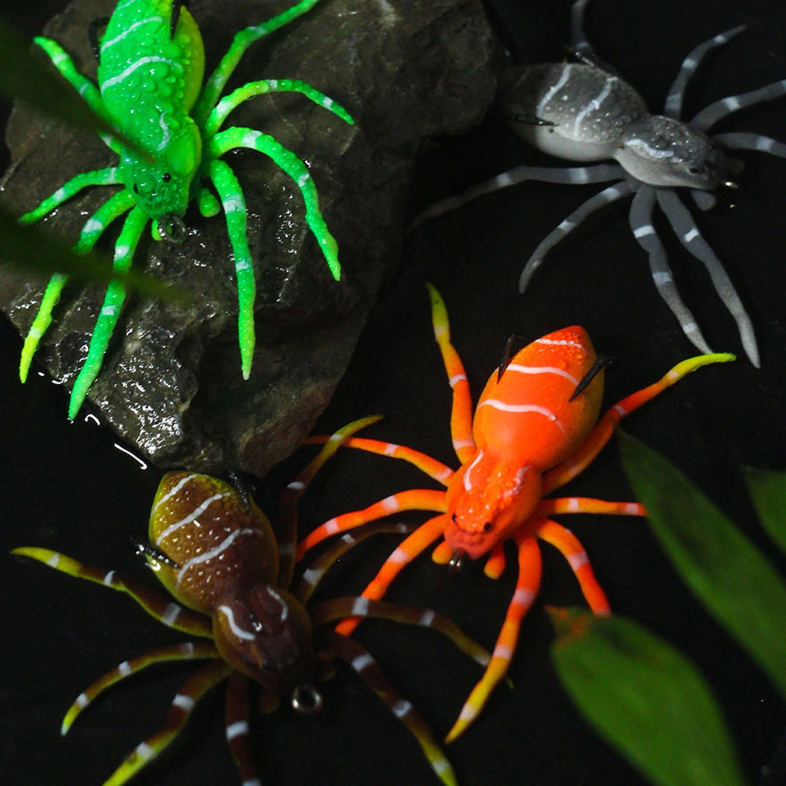 SSZMDLB under $5 6Pcs Fishing Spider Lure, Fishing Bait Lure, Enhanced ...