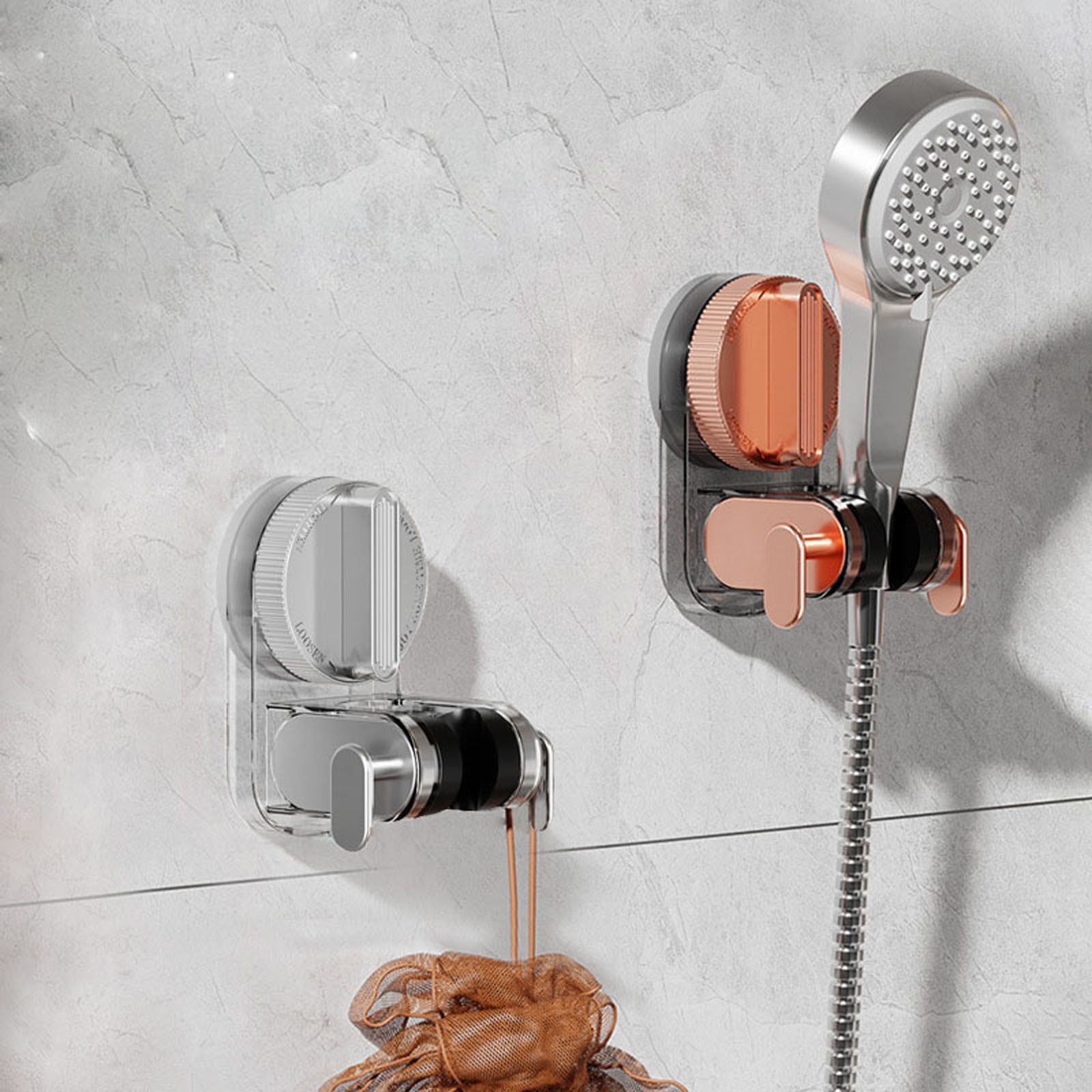 SSZMDLB under $5 Shower Caddy Holder, Suction Cup Adjustable No Punch ...
