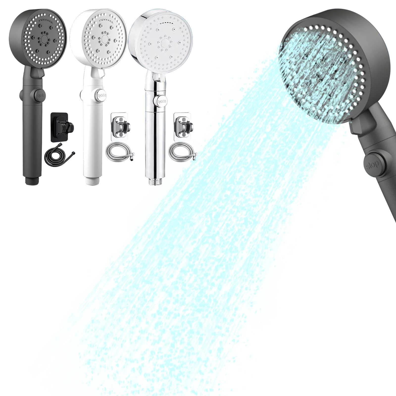 SShop Magical Eight Showerhead Pressurized Shower Set For Washing ...