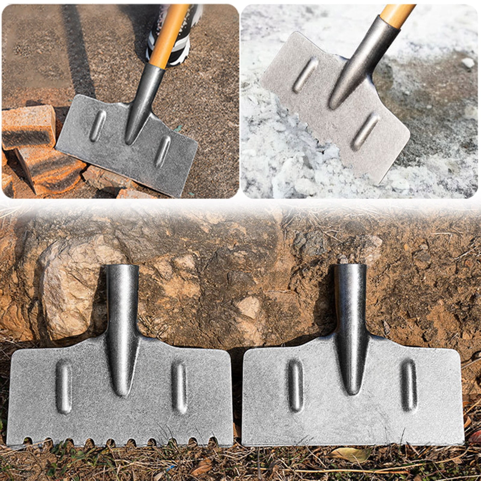 SShop Metal Ice Chopper Snow Shovel Sale Heavy Duty,Multifunction Snow ...