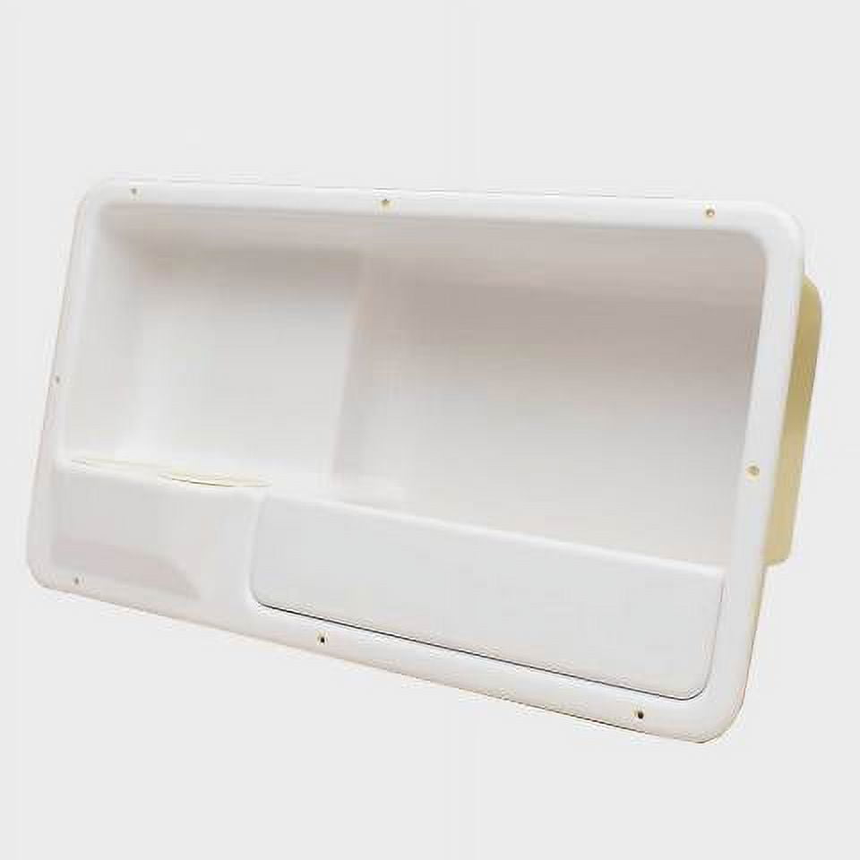 SSi Boat Cup Holder Panel | 26 7/8 x 13 1/2 Inch White Plastic ...