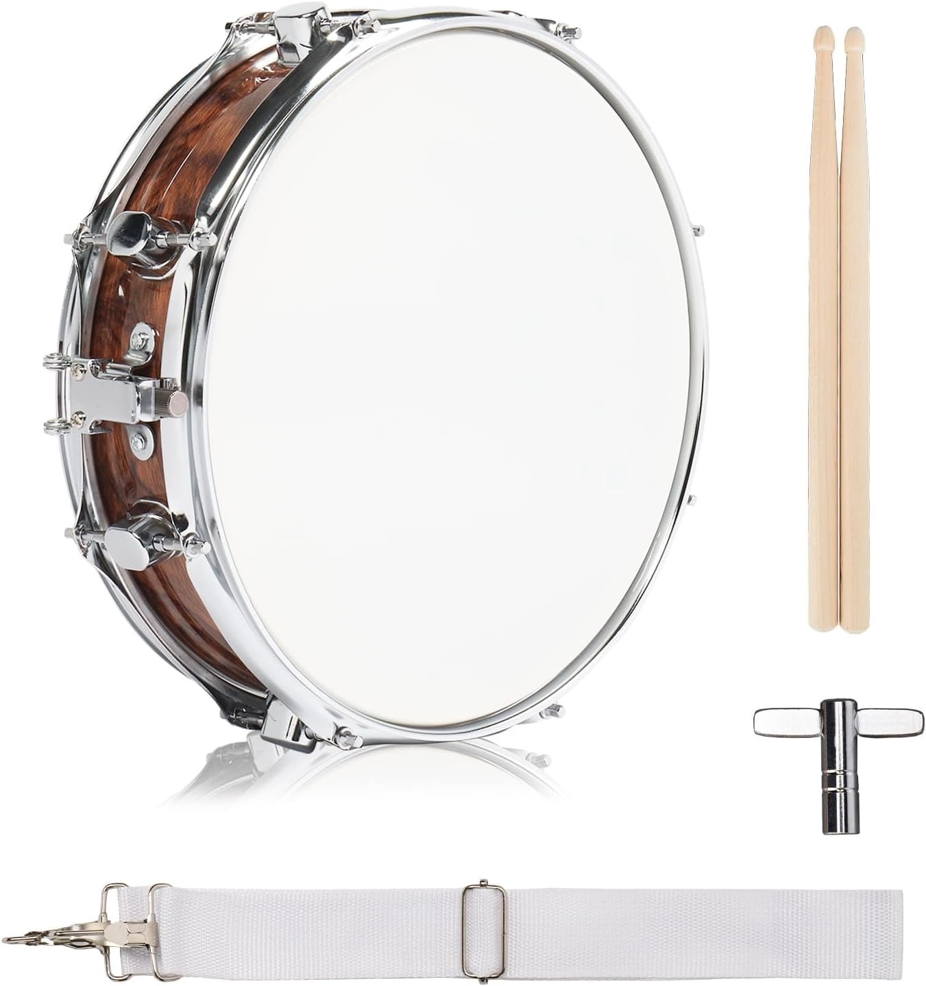 SSyao 13" x 3.5" Snare Drum Kit, Snare Drum Set for Kids Students with ...