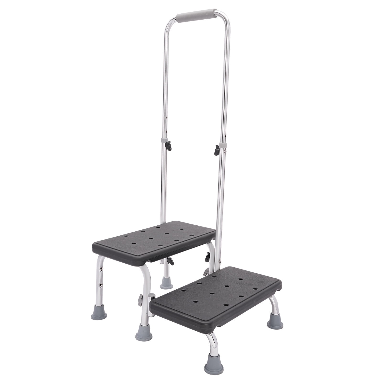 SSyao Heavy Duty 2 Steps Medical Foot Stool Adjustable elderly Step ...