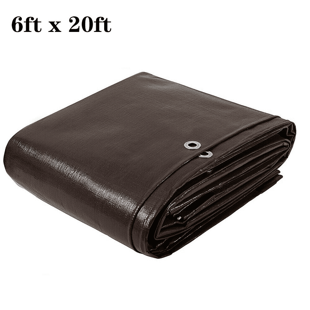 SSyao Heavy Duty Poly Tarp Waterproof Canopy Cover Tarpaulin Camping ...