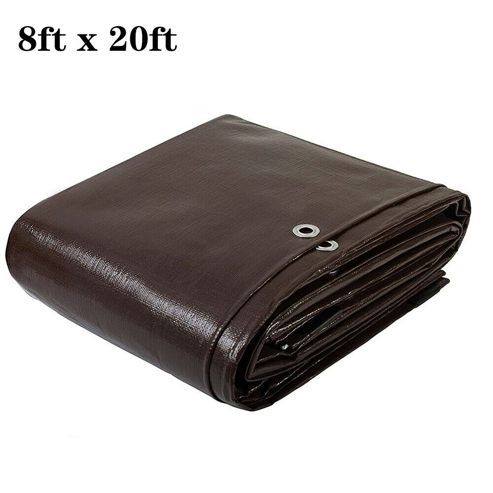 SSyao Heavy Duty Poly Tarp Waterproof Canopy Cover Tarpaulin Camping ...