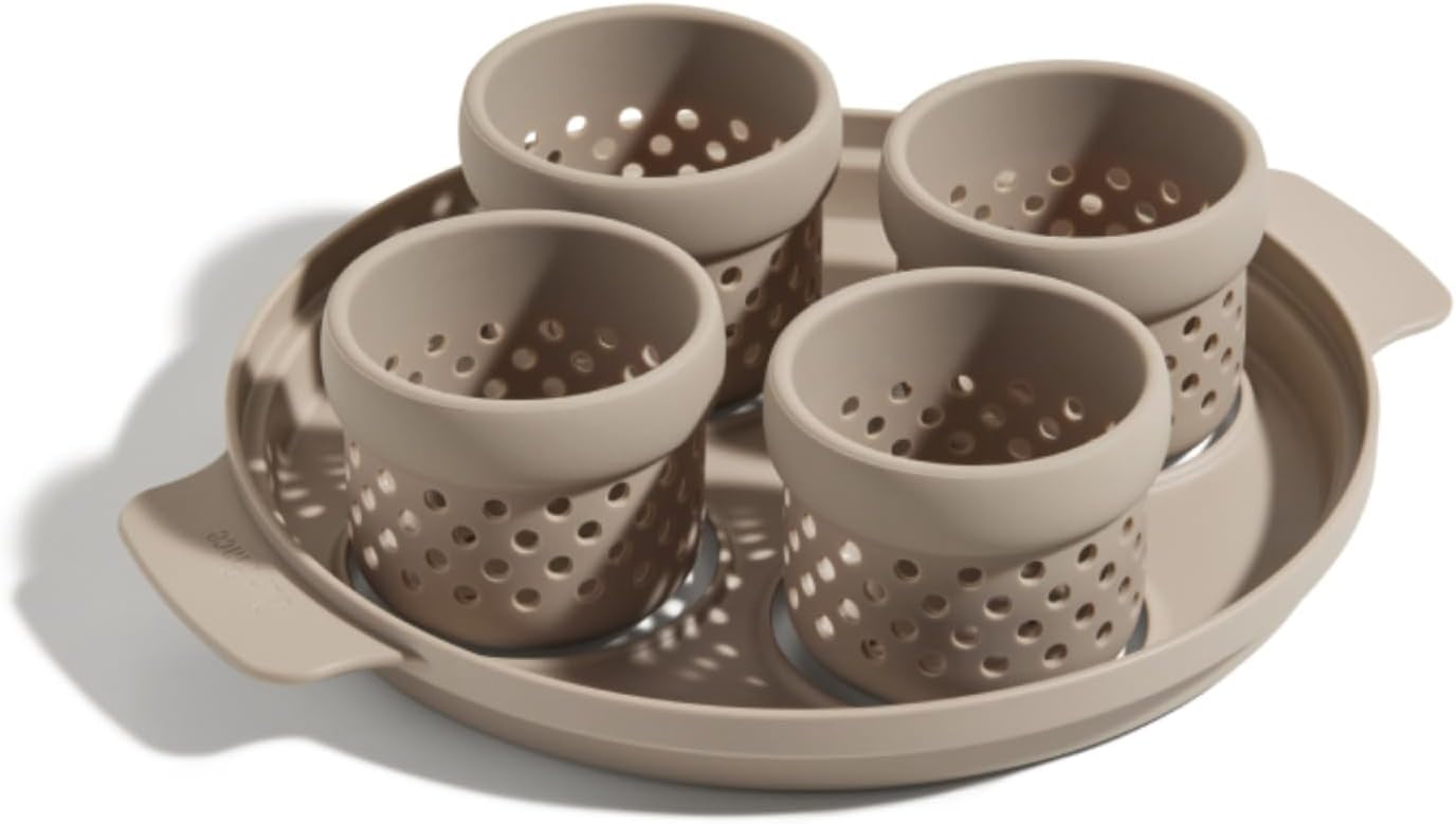SSyao Silicone Egg Poacher Add-On - Easy-Use Poaching Set | Fail-Proof ...