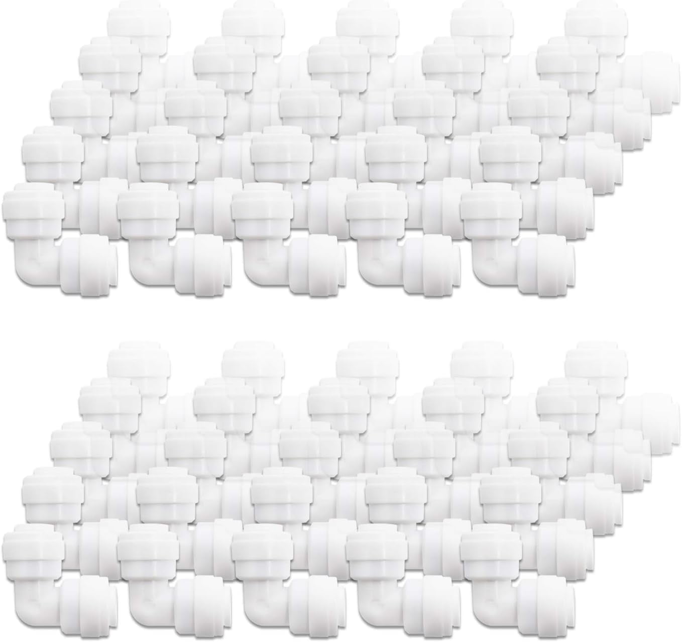 ST-200 1/4 inch 1/4 inch Equal Elbow Tube Quick Connector for Reverse Osmosis System and Water ...