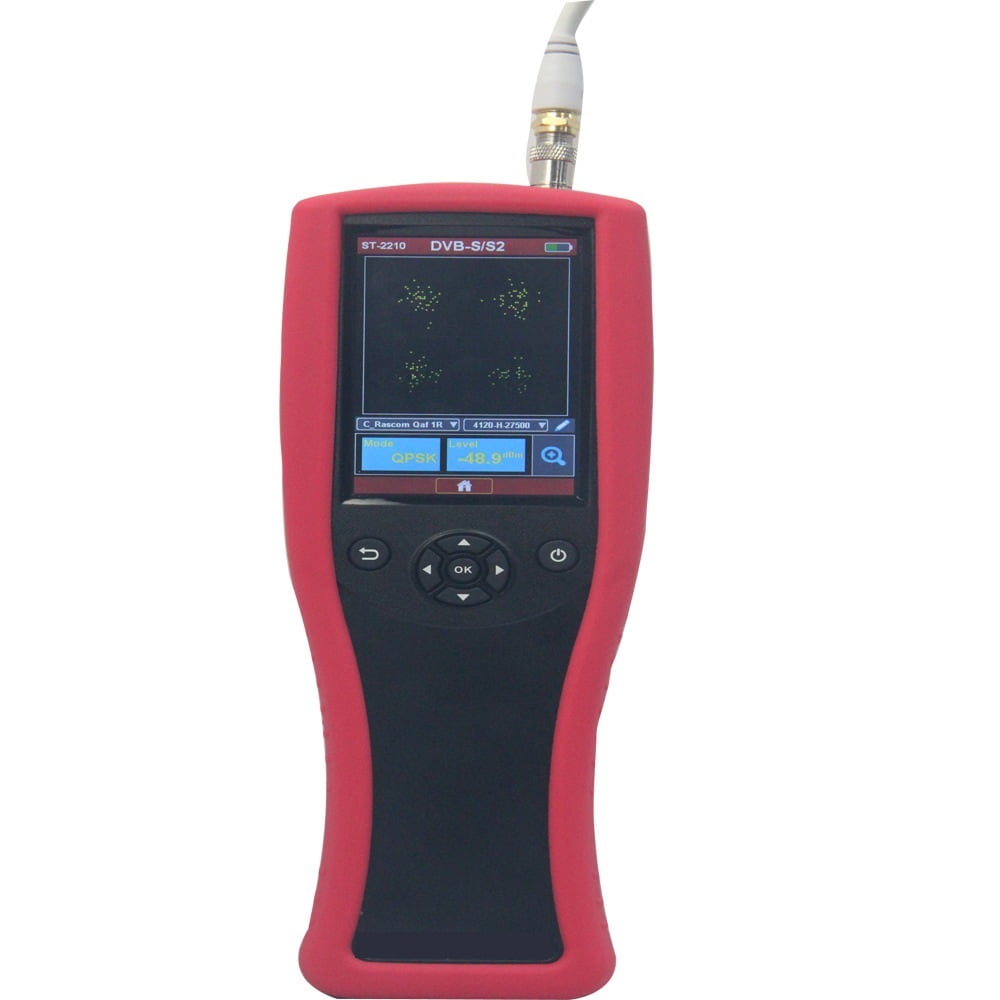 ST-2210 DVB-S2 Satellite TV Finder spectrum analyzer ,Portable Carrying ...