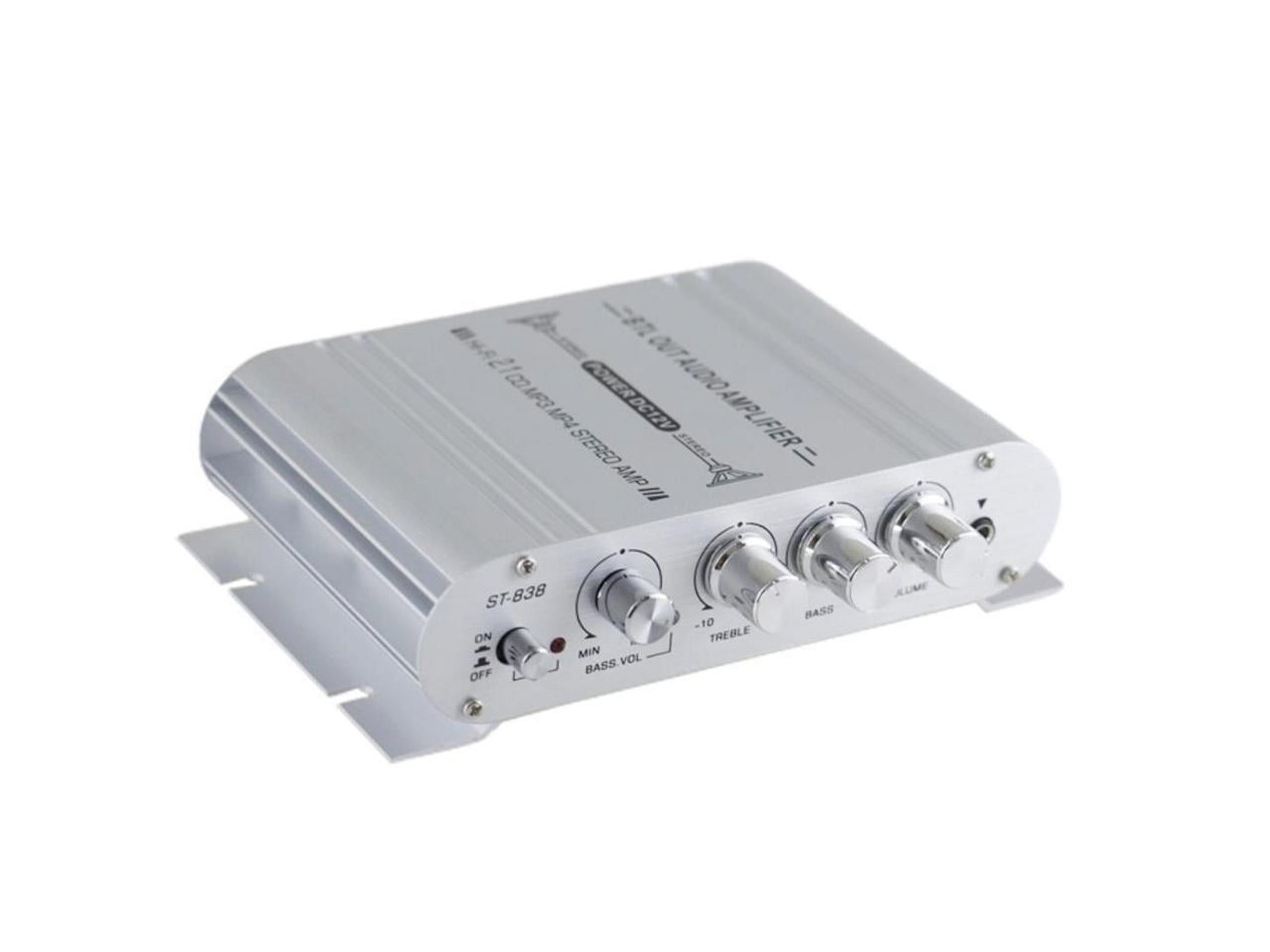 ST-838 40W 2x20W Mini Digital Hi-Fi Power Amplifier, 2.1CH Subwoofer ...