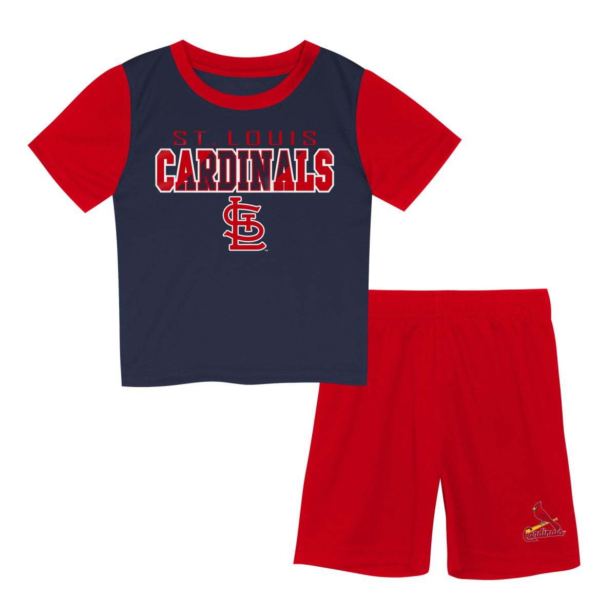 ST LOUIS CARDINALS Toddler Altrnt Color Syntheic Set Short Sleeve Tee ...