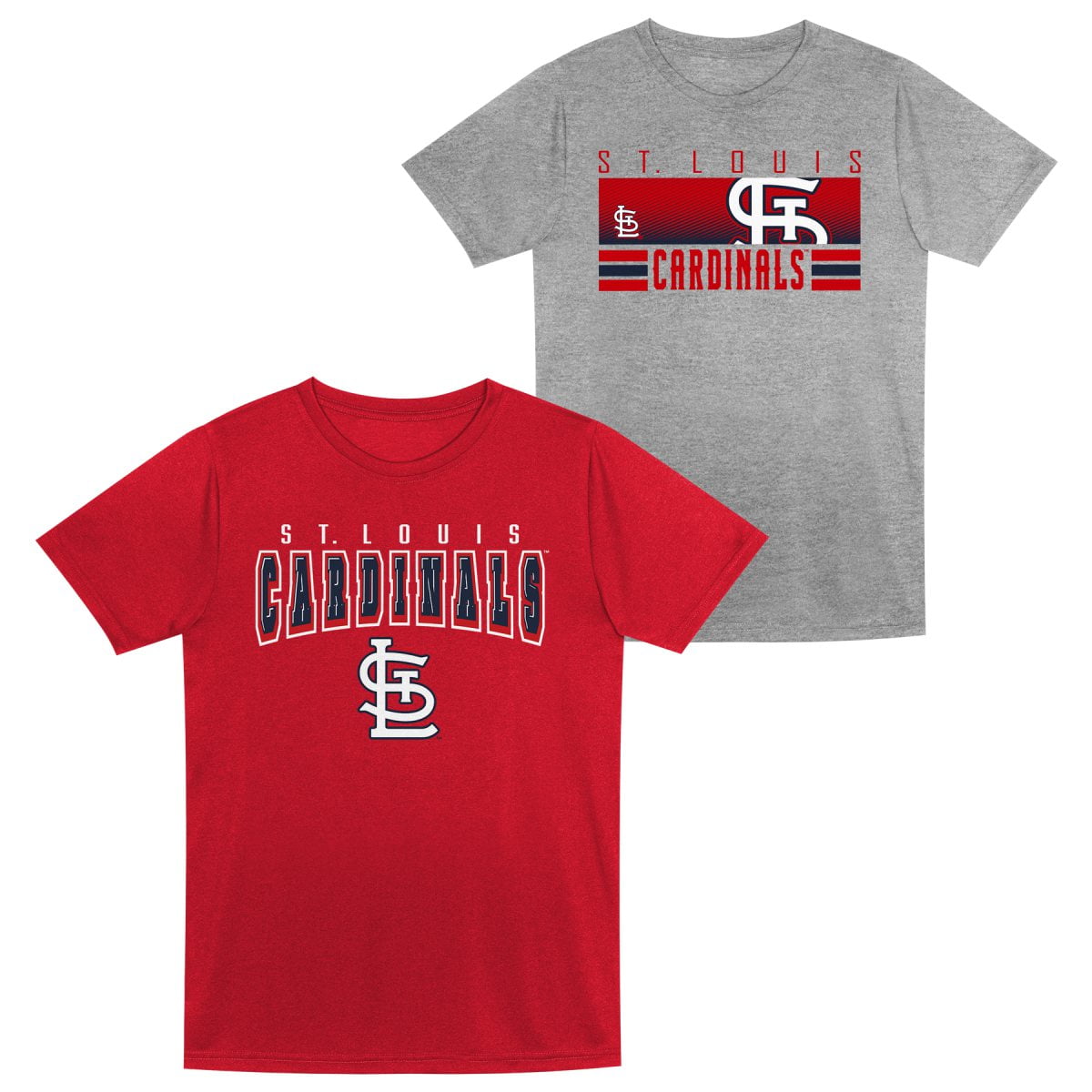 ST LOUIS CARDINALS Toddler Assort Color Syntheic 2PK Short Sleeve Tee ...