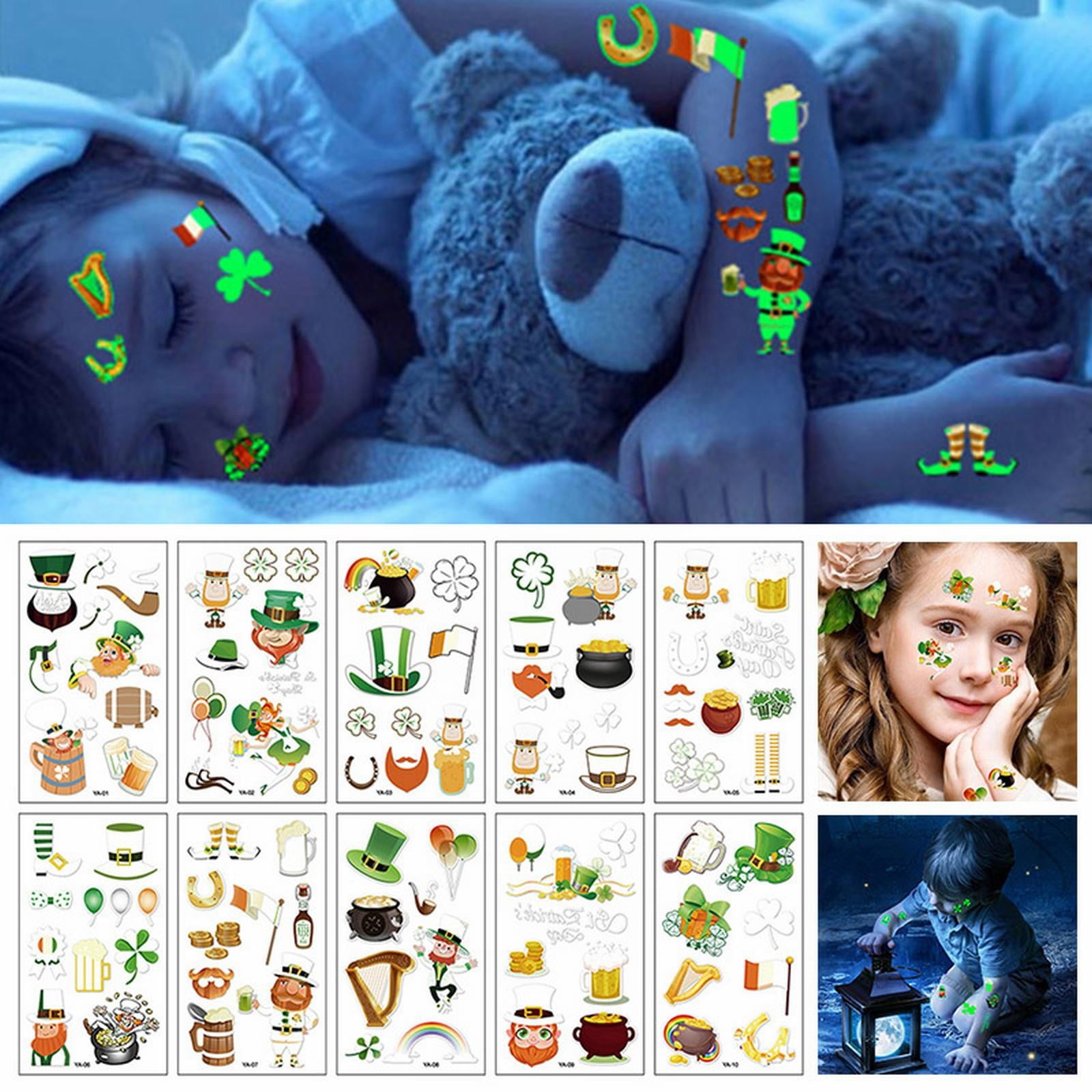 ST Patricks Day Car Stickers,Day Party Children's Party Cartoon ...