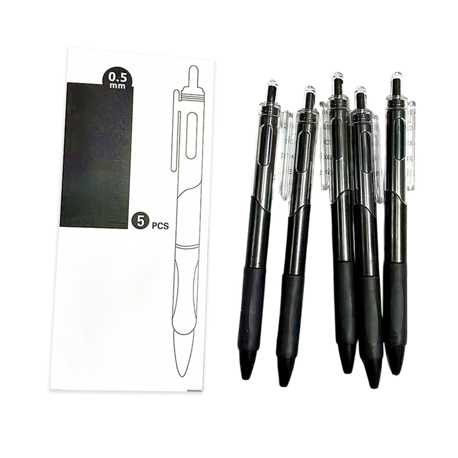 ST Tip Brush Pen, 0.5mm Fast Drying Ballpoint with Push Button ...