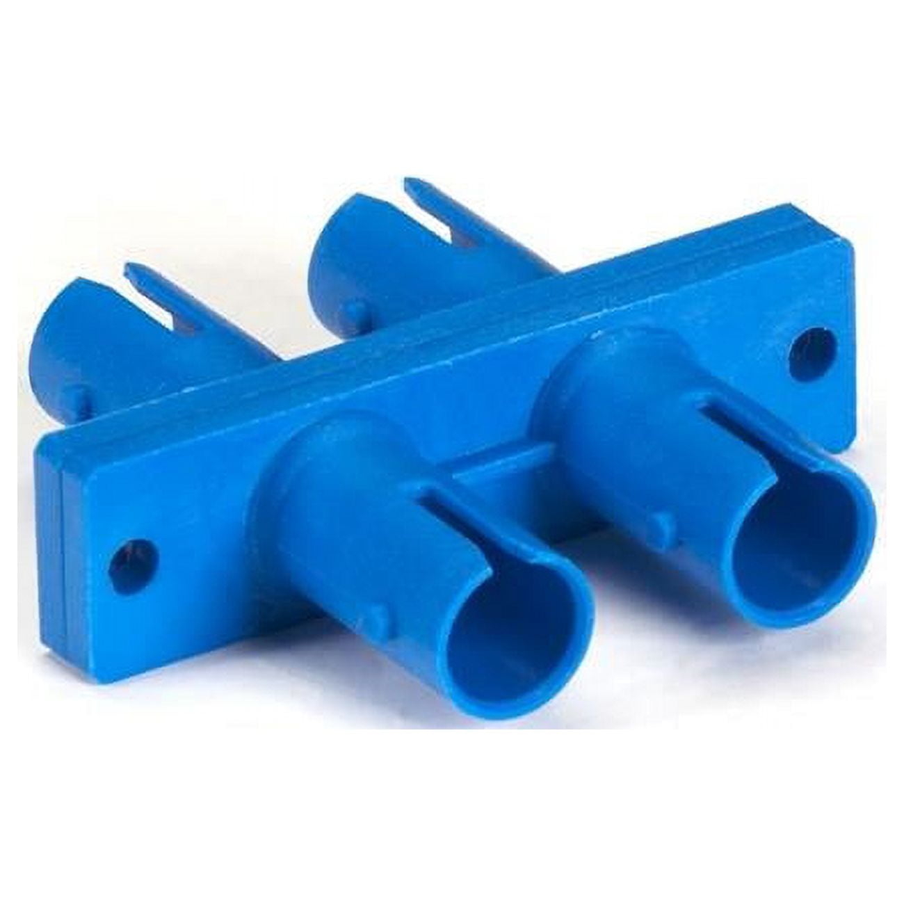 ST to ST Rectangular Mounting Single-Mode Duplex Ceramic Sleeve Plastic ...