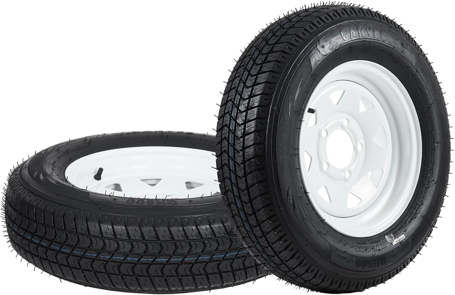 ST205/75D14 Trailer Tire and Wheel Assembly, Heavy-Duty Load Range C ...