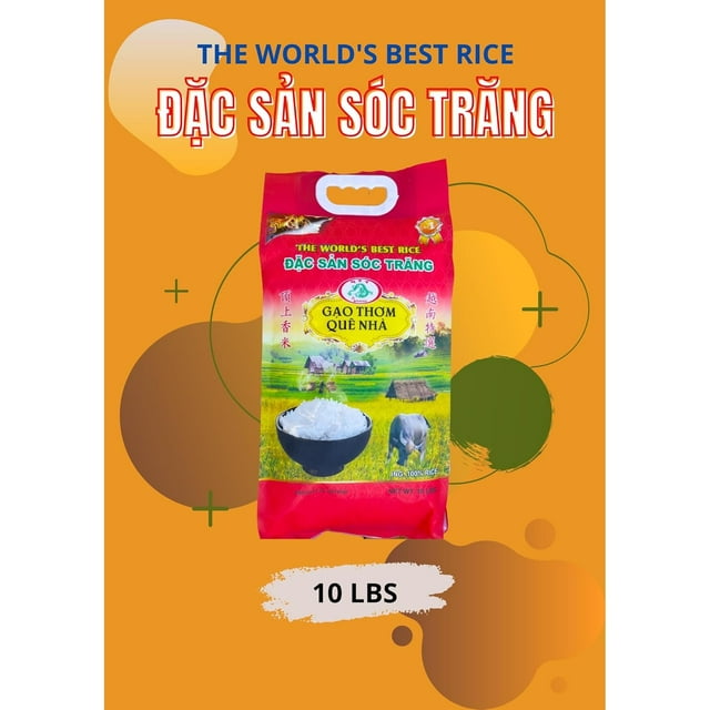 ST25 Vietnam Fragrant Rice (Gạo Thơm Quê Nhà) - 10 lb - Đặc Sản Sóc ...