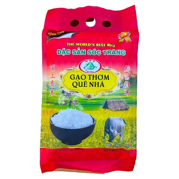 ST25 Vietnam Fragrant Rice (Gạo Thơm Quê Nhà) - 5lb - Đặc Sản Sóc Trăng ...