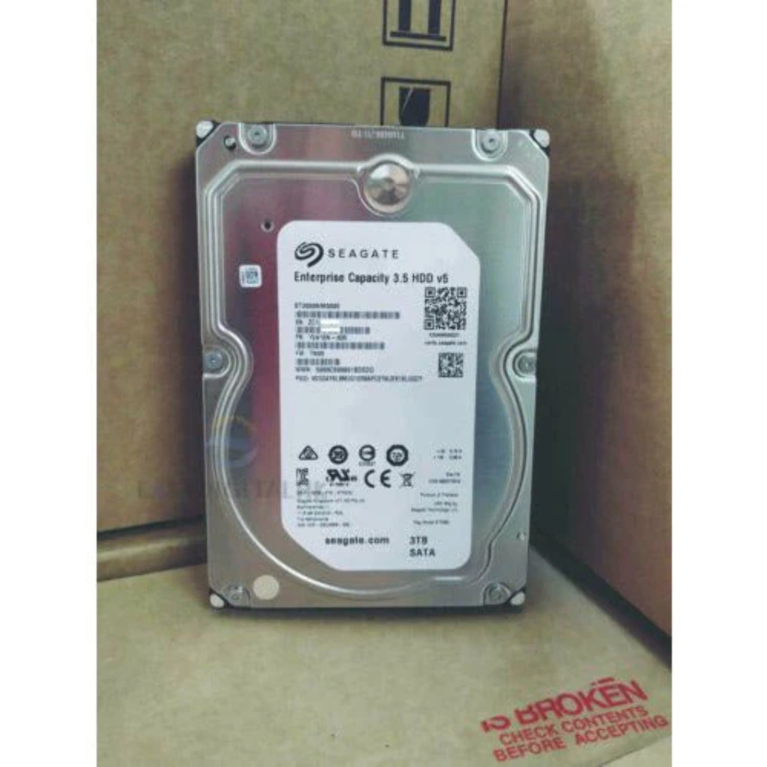 ST3000NM0005 Seagate Enterprise HDD V5 3TB 7.2K 3.5 SATA 1V410N Hard Drive disco - Walmart ...