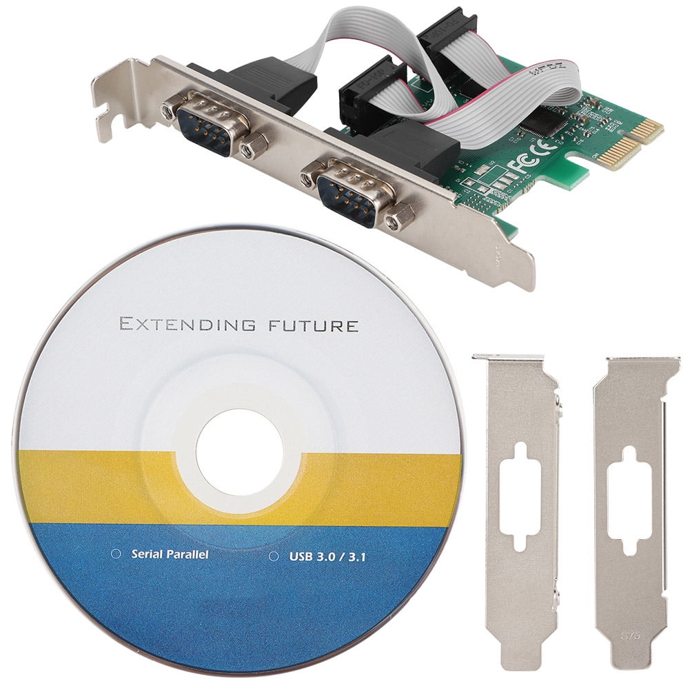 ST316 PCI-E to 2-port RS232 Extension Adapter Card Serial Card ...