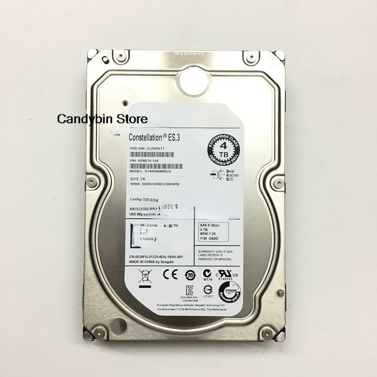 ST4000NM0023 4T 4TB SAS 3.5 9ZM270-150 0529FG server hard disk ...