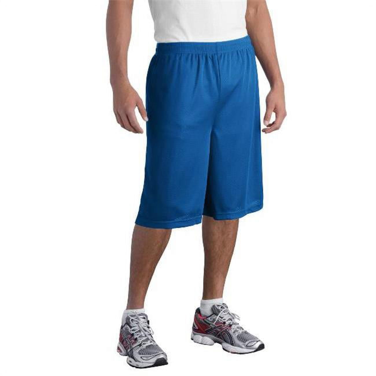 ST511 Extra Long Posi Charge Classic Mesh Shorts, True Royal - 3XL ...