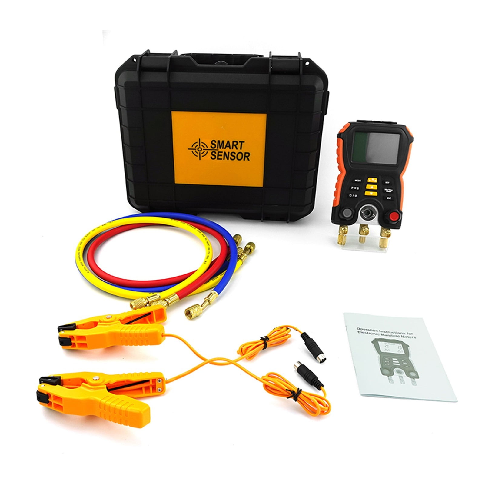 ST5750A Pressure Gauge Digital Vacuum Pressure Manifold Tester Meter ...