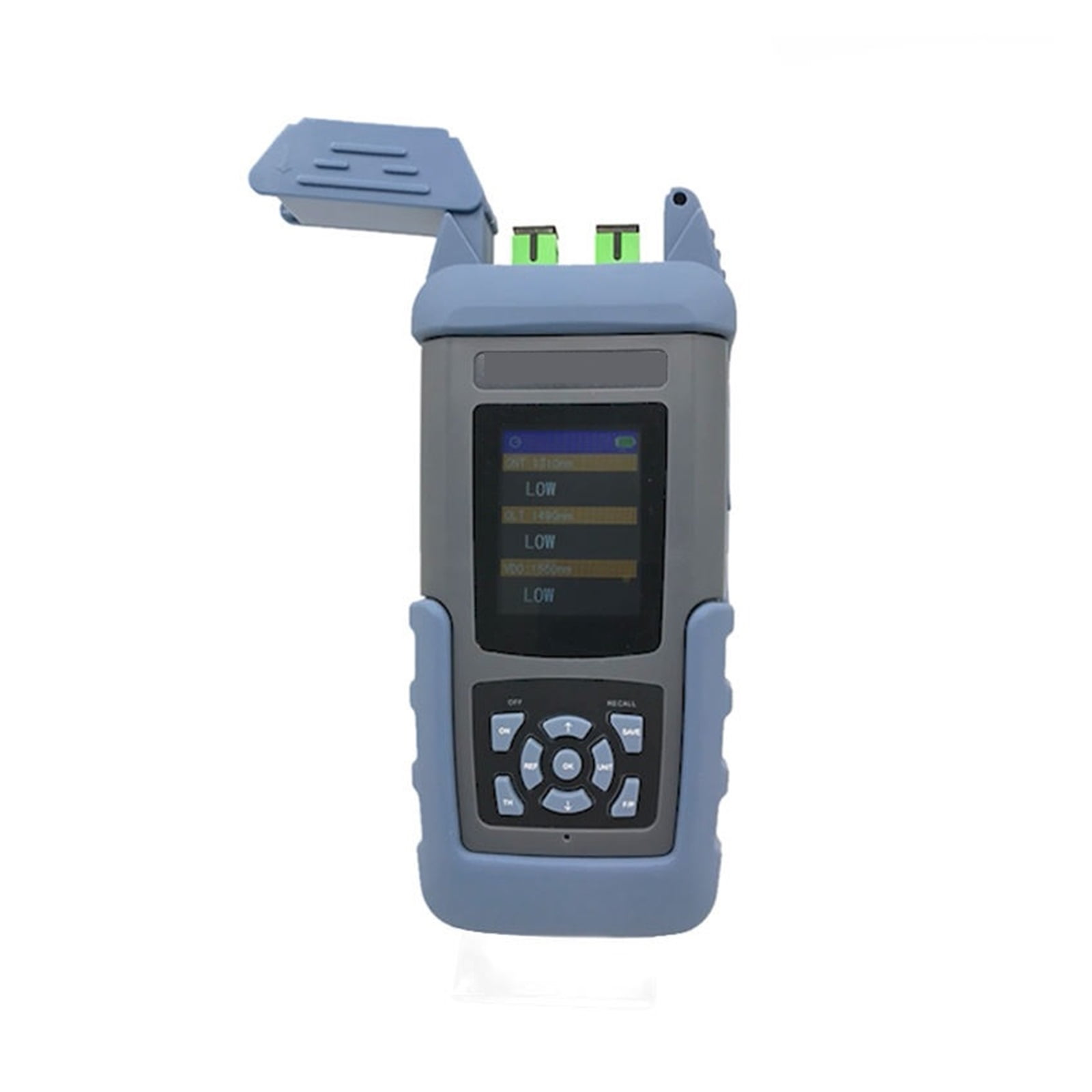 ST805C PON Optical Power Meter SC/APC Adapter Rechargeable Battery FTTH ...