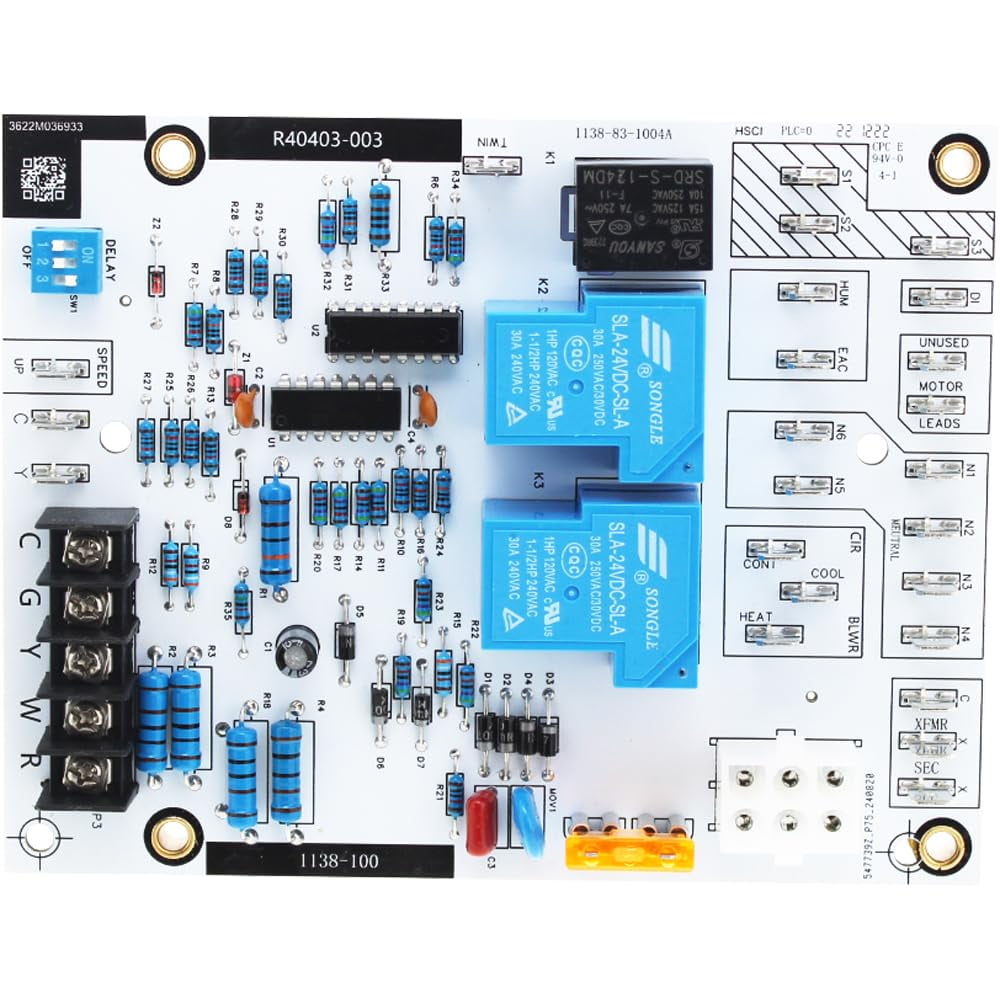 ST9120C 2010 - ClimaTek Upgraded Furnace Control Circuit Board Replaces - Walmart.com