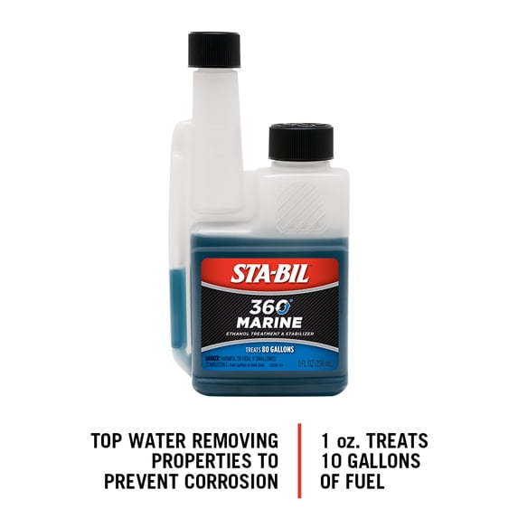 STA-BIL 360 Marine Ethanol Treatment Fuel Stabilizer, 8 oz - Walmart.com