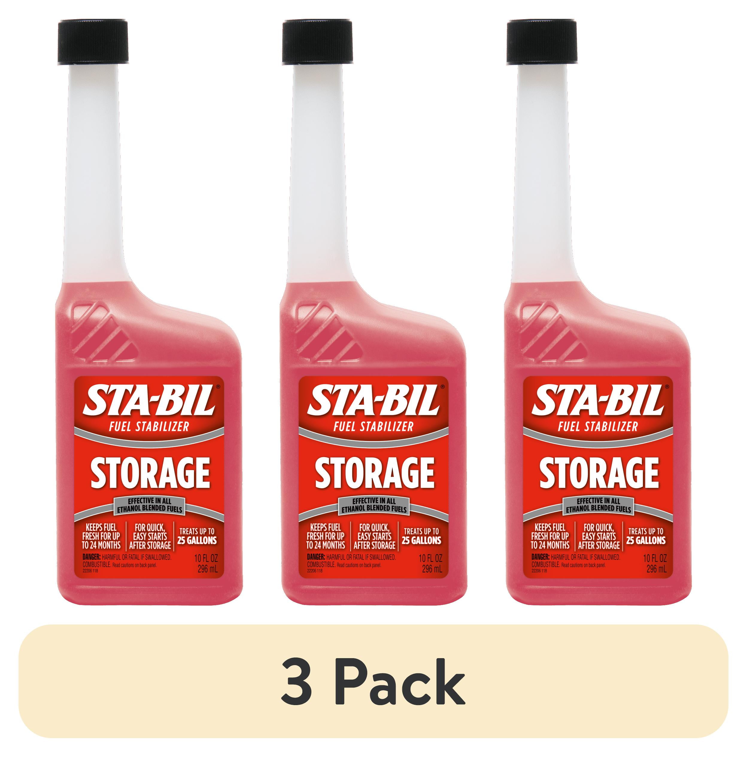 (3 pack) STA-BIL Storage Fuel Stabilizer for Gasoline Engines, 10 Fluid ...