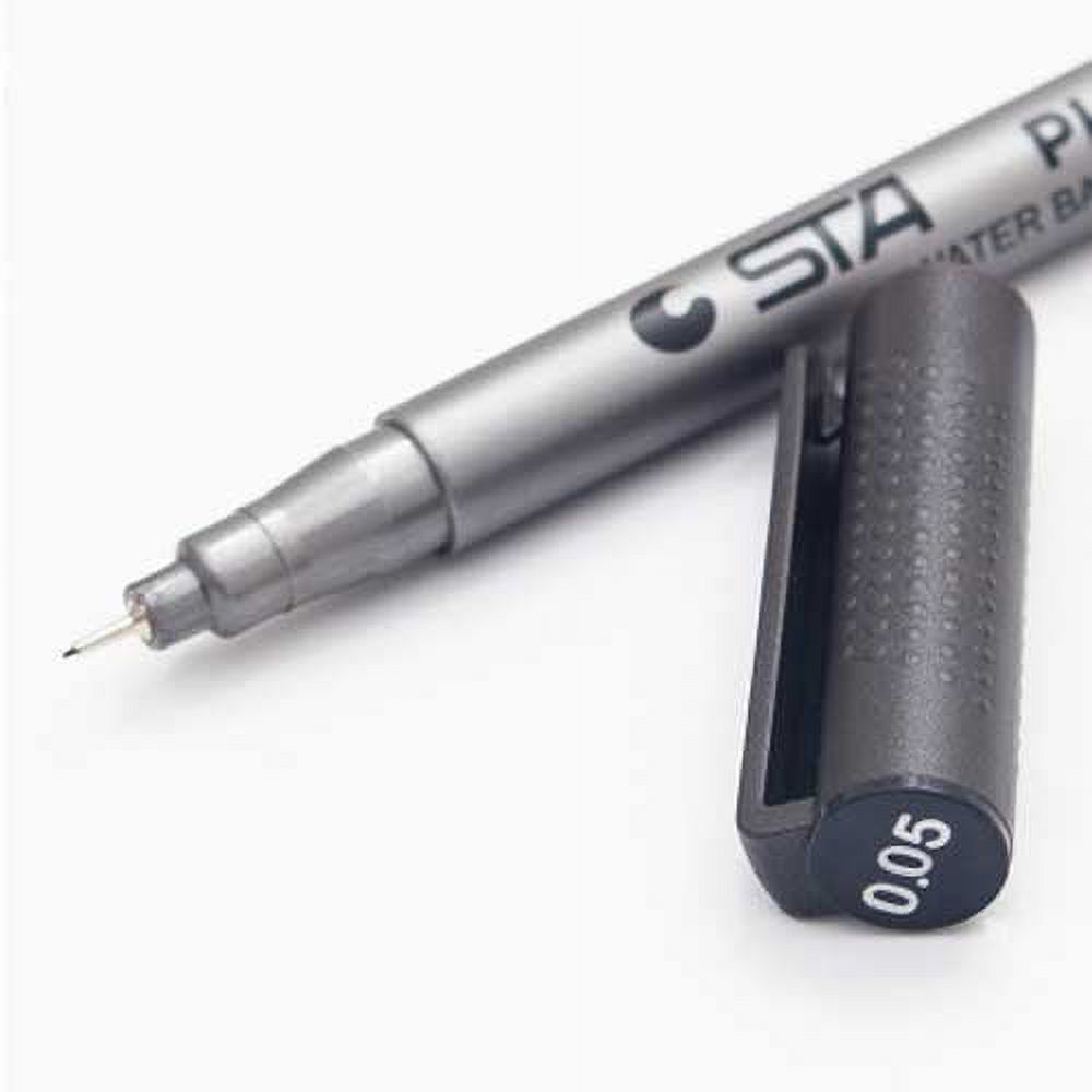 STA Black micron pen Hook Liner sketch markers Drawing Waterproof Fade ...
