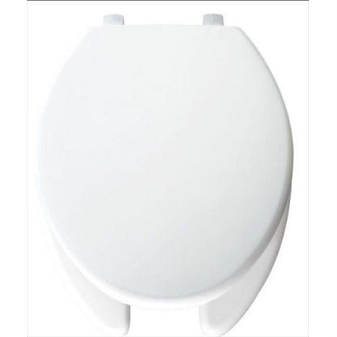 STA-TITE Elongated Open Front Toilet Seat in White - Walmart.com