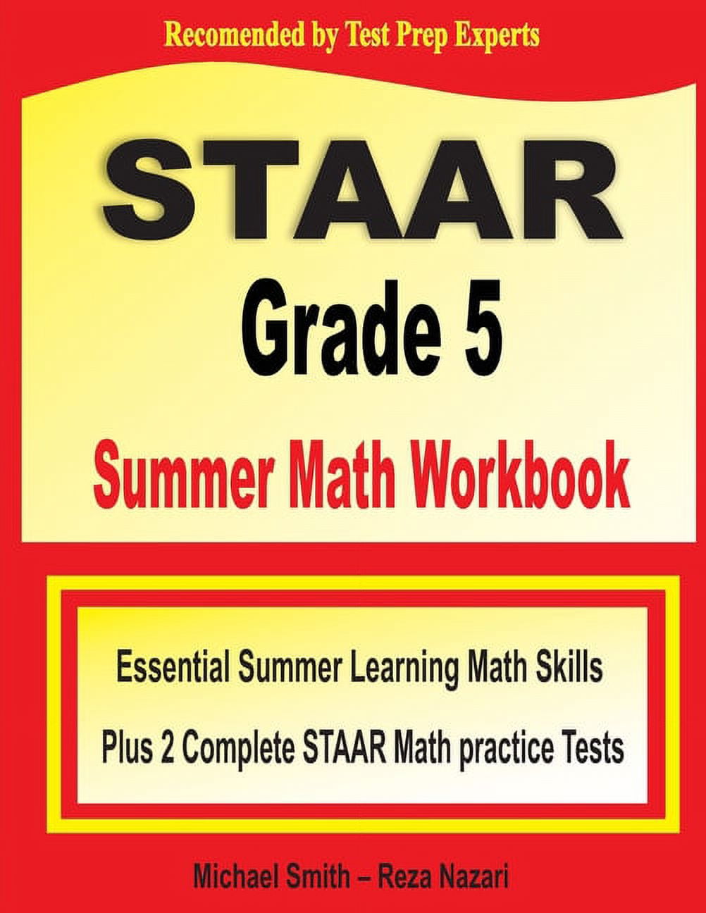 STAAR Grade 5 Summer Math Workbook: Essential Summer Learning Math ...