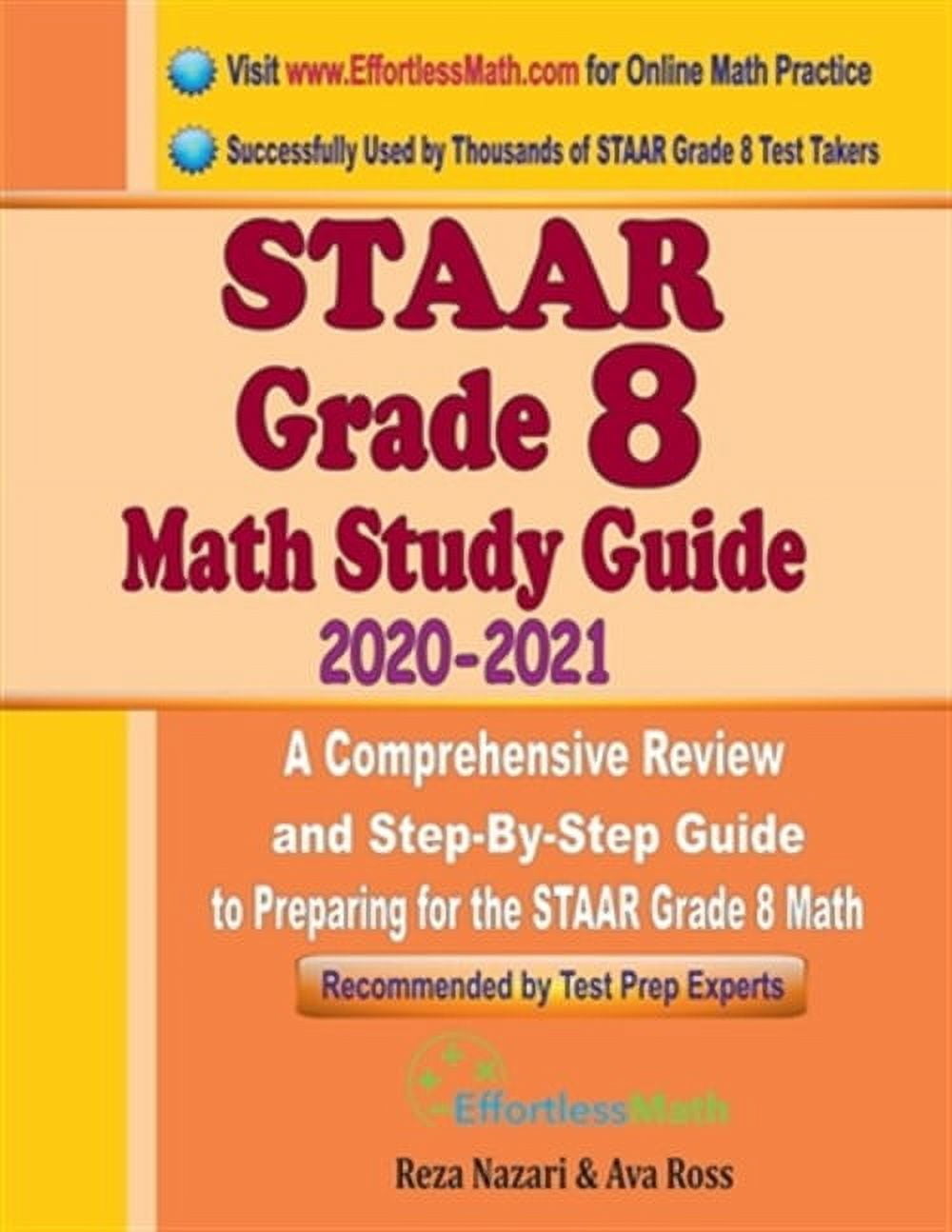 STAAR Grade 8 Math Study Guide 2020 - 2021: A Comprehensive Review and ...