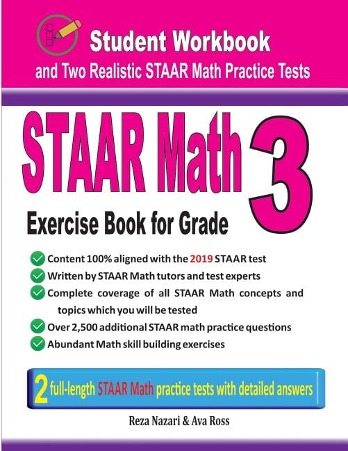 STAAR Math Exercise Book for Grade 3: Student Workbook and Two ...