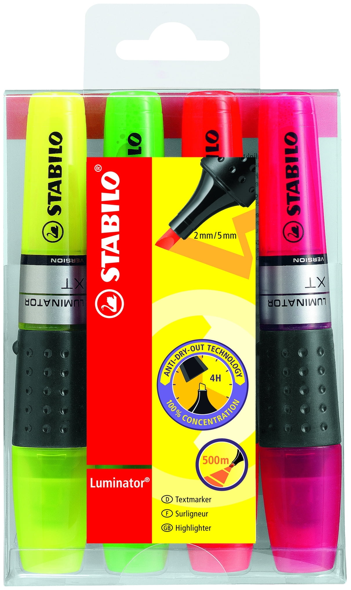 STAB STABILO LUMINATOR Highlig - Walmart.com