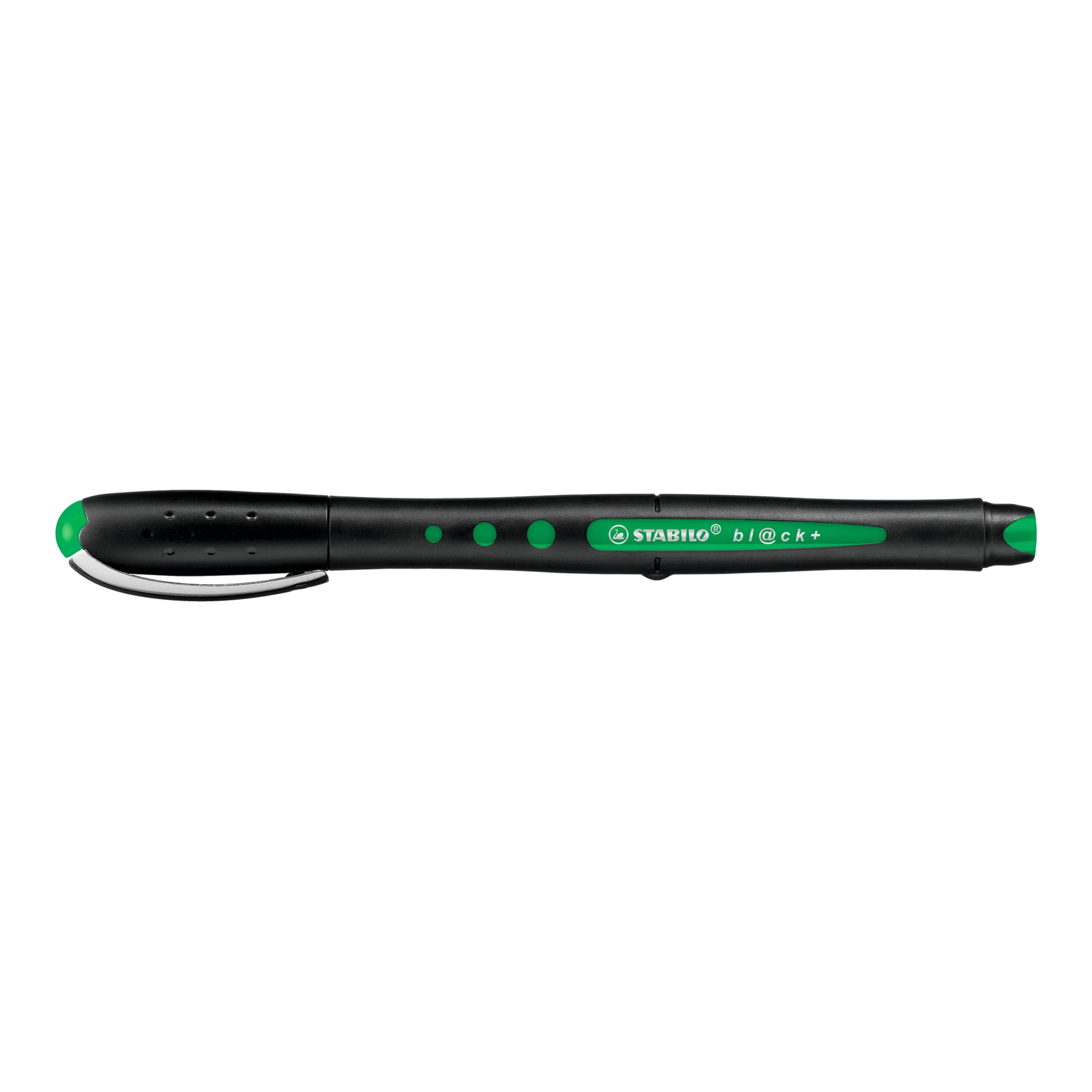 STABILO Bionic Black Pen, Fine, Green - Walmart.com