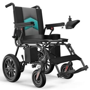 Rubicon Lightweight Foldable Electric Wheelchair, 40lbs, 500W Motor ...