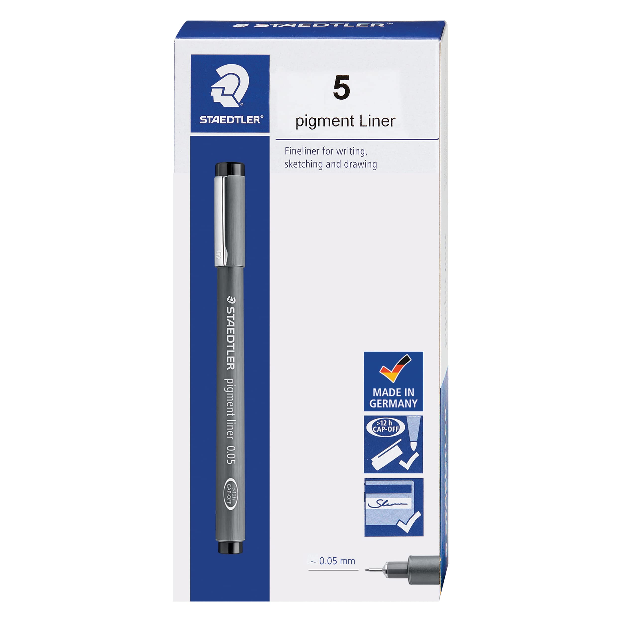 STAEDTLER Pigment Liner, Fineliner Pen for Drawing, Drafting ...