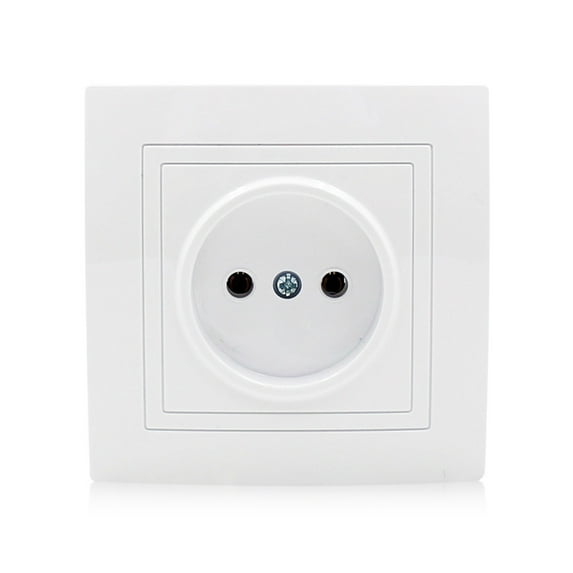 STAGA EU Standard Wall Panel Socket 250V/16A Electrical Wall Outlet Flame-Retardant - Walmart.com