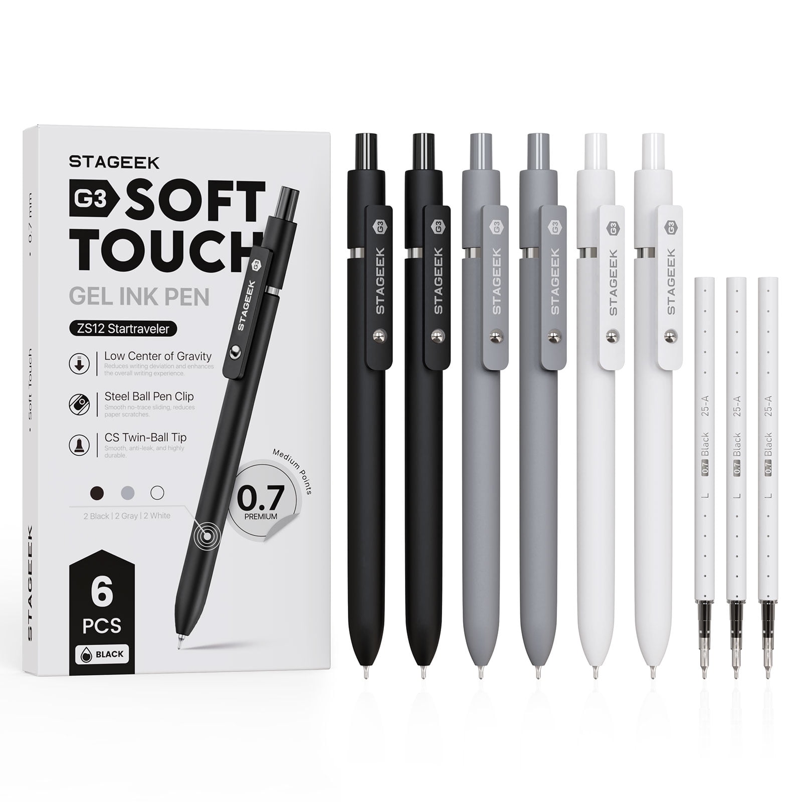 STAGEEK Mechanical Pencil Set 6PCS - Walmart.com