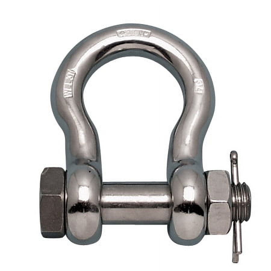 STAINLESS BOLT ANCHOR SHACKLE FS 1-1/4" 316-NM - Walmart.com