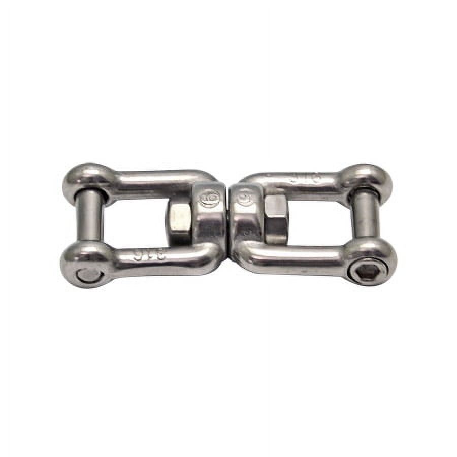 STAINLESS JAW & JAW SWIVEL WITH NO SNAG PIN, 1/4", 316 SS - Walmart.com