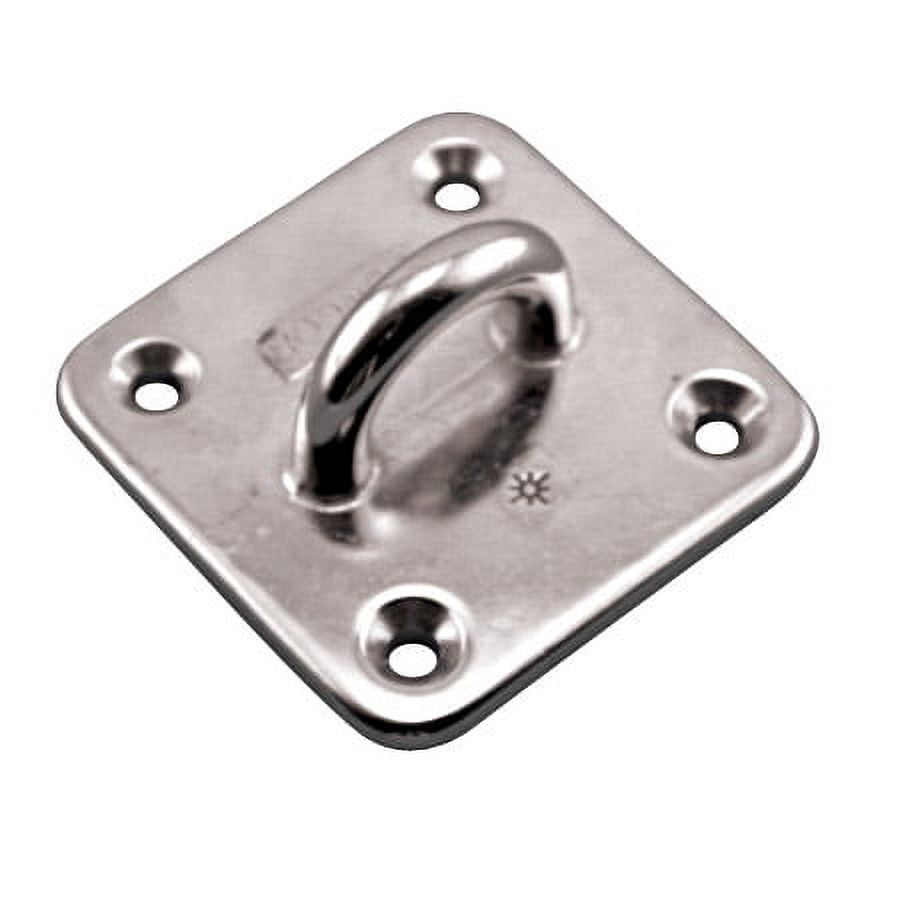 STAINLESS SQUARE PAD EYE HEAVY DUTY 3" 316 SS - Walmart.com